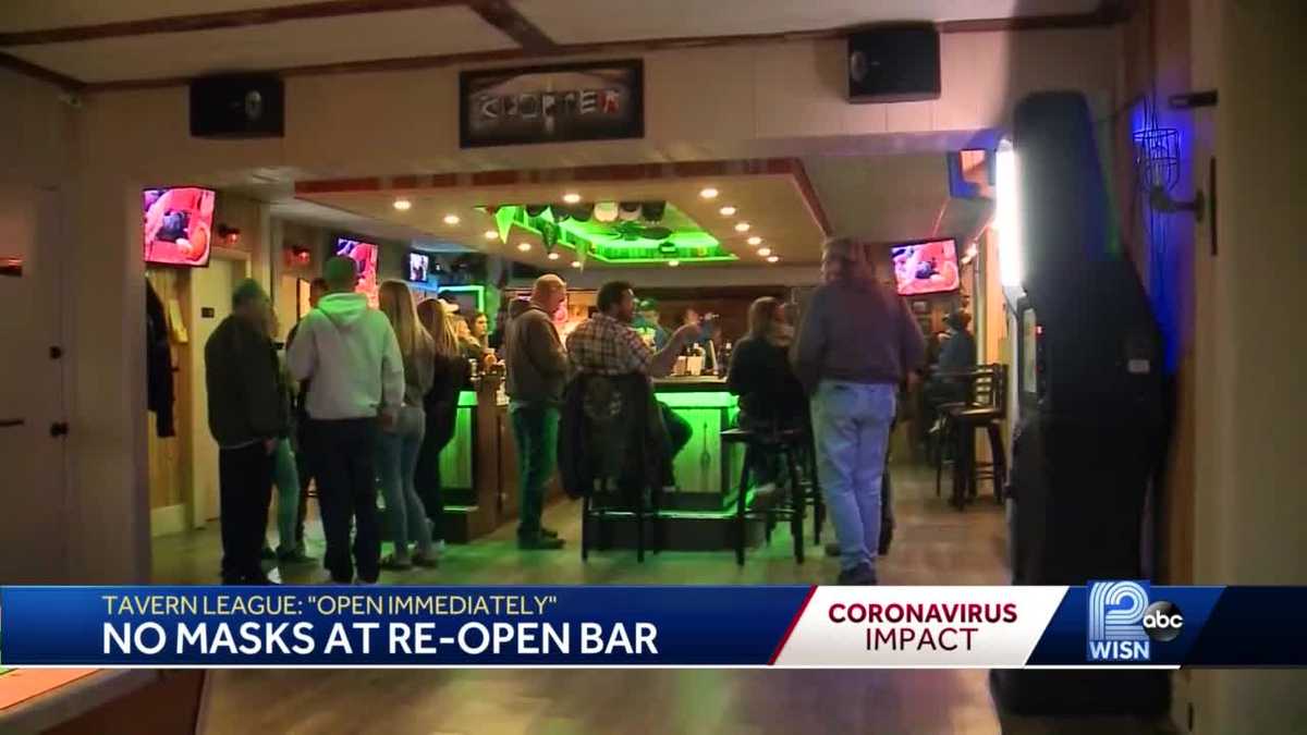 Tavern League of Wisconsin to bars: 'open immediately'