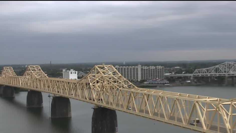 All lanes of Clark Memorial Bridge reopen after completion of paint project
