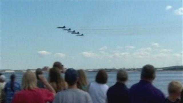Rob Roblin & friends watch Blue Angels rehearse