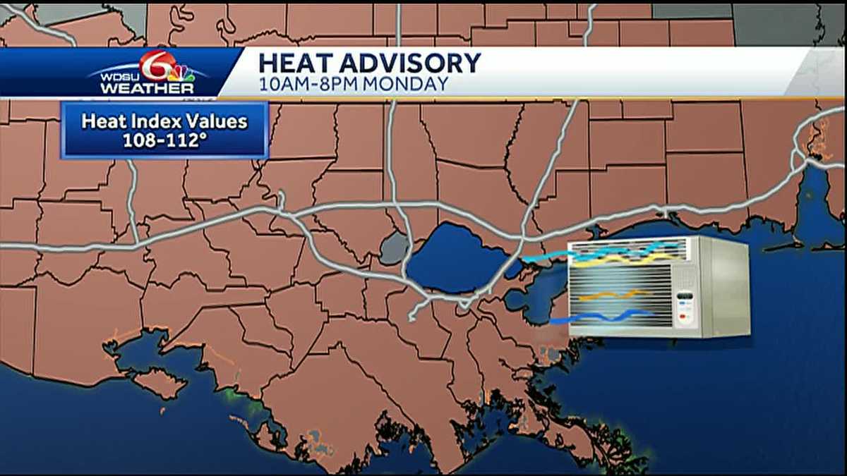 Another heat advisory for a Toasty Tuesday