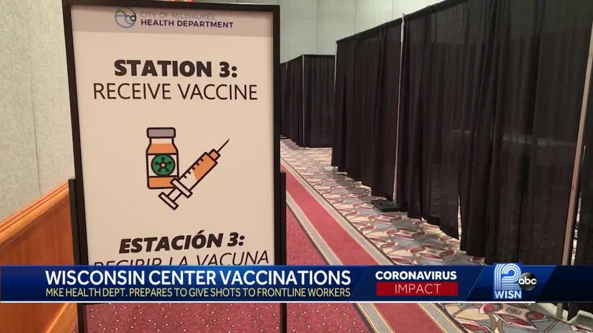 COVID-19: Inside look at Wisconsin Center vaccine site