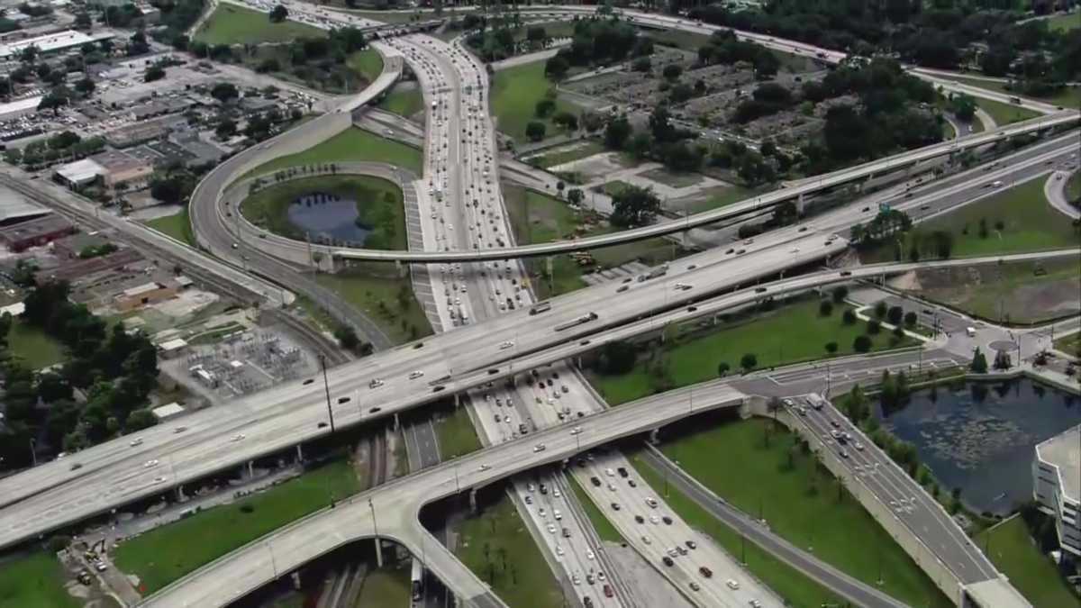 I-4 construction underway for two new lanes in each direction