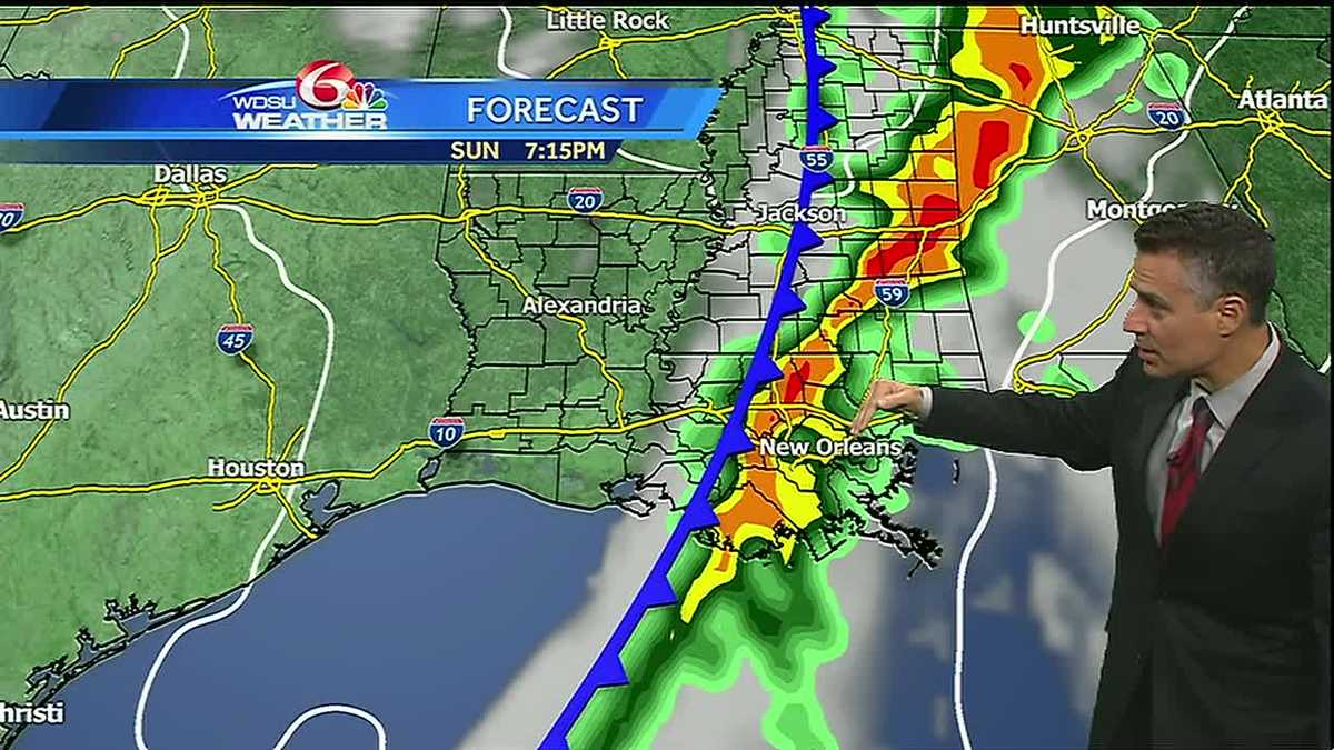 Friday evening: severe weather possible this weekend