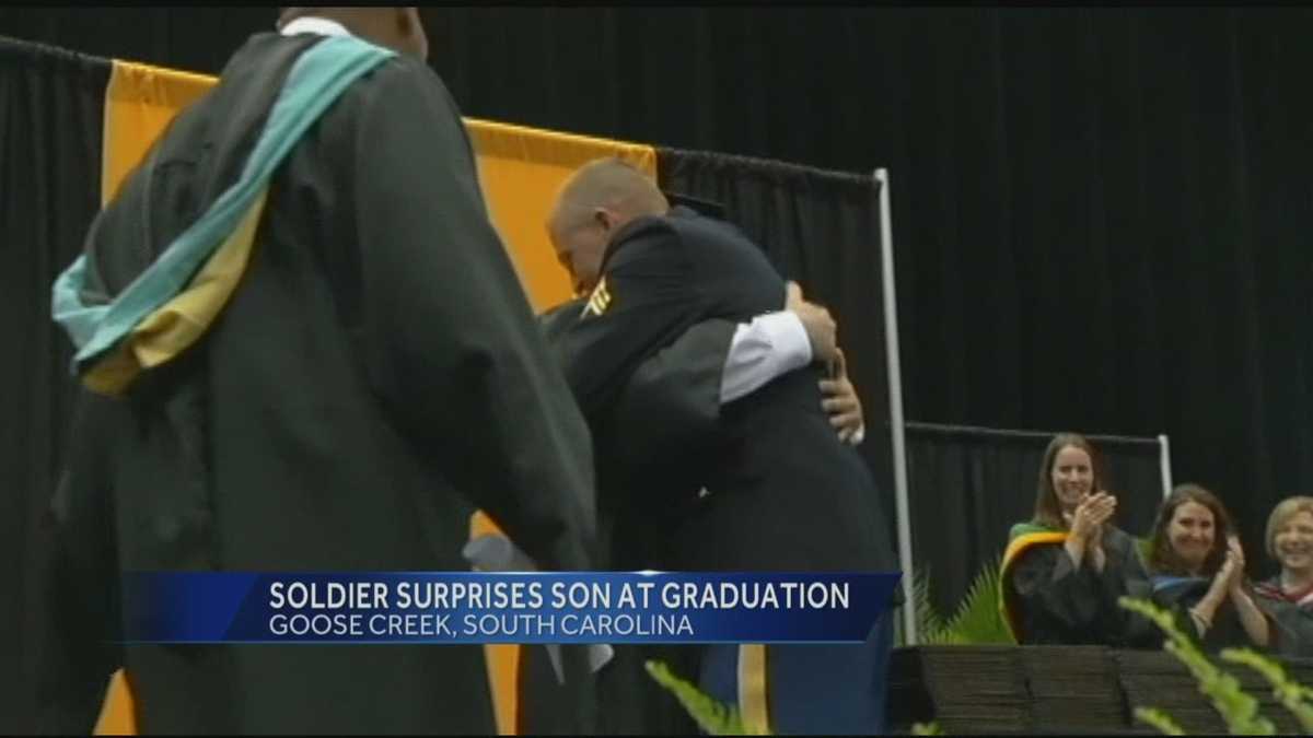 Soldier Graduation Surprise