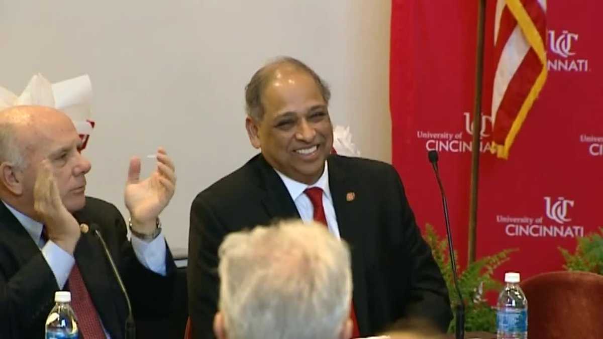 FULL VIDEO: University of Cincinnati names new president Neville Pinto