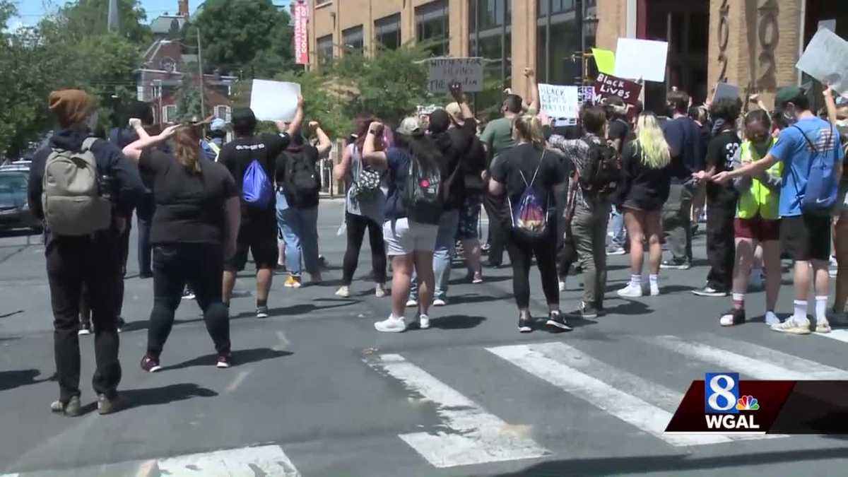 Protests continue for third day in downtown Lancaster