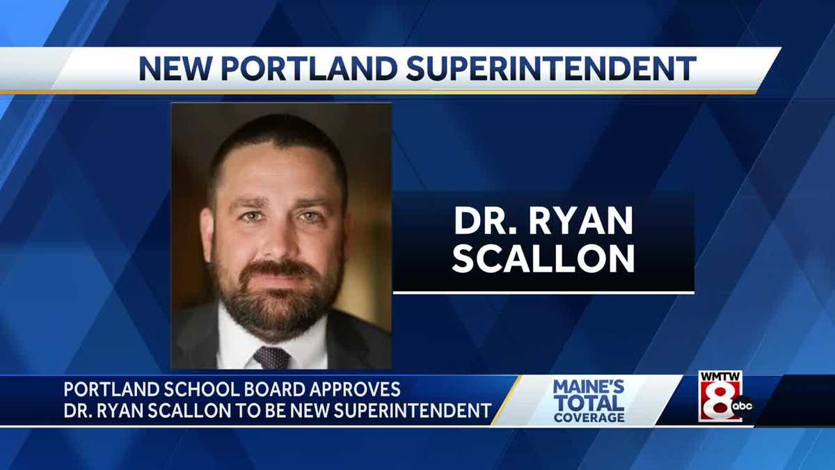 Portland school board appoints Dr. Ryan Scallon as new superintendent
