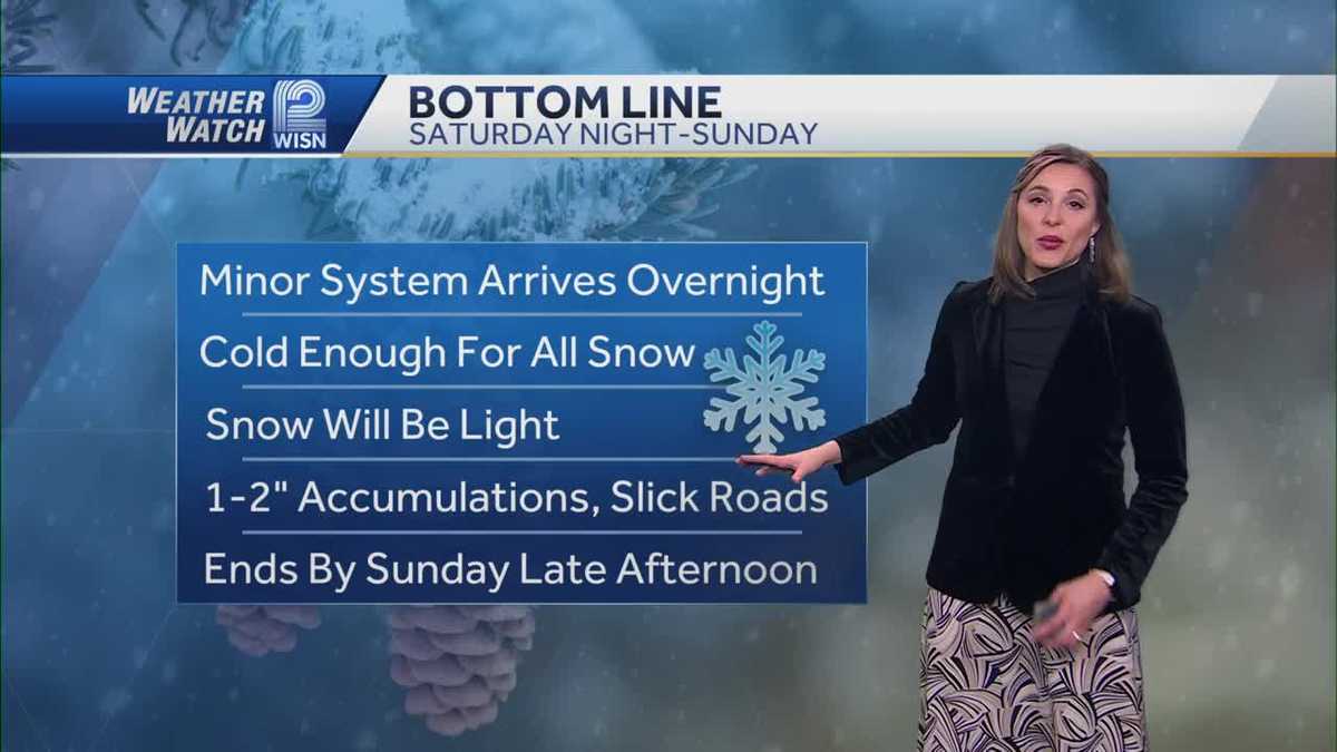 Weather: Dry Today, Snow Tomorrow
