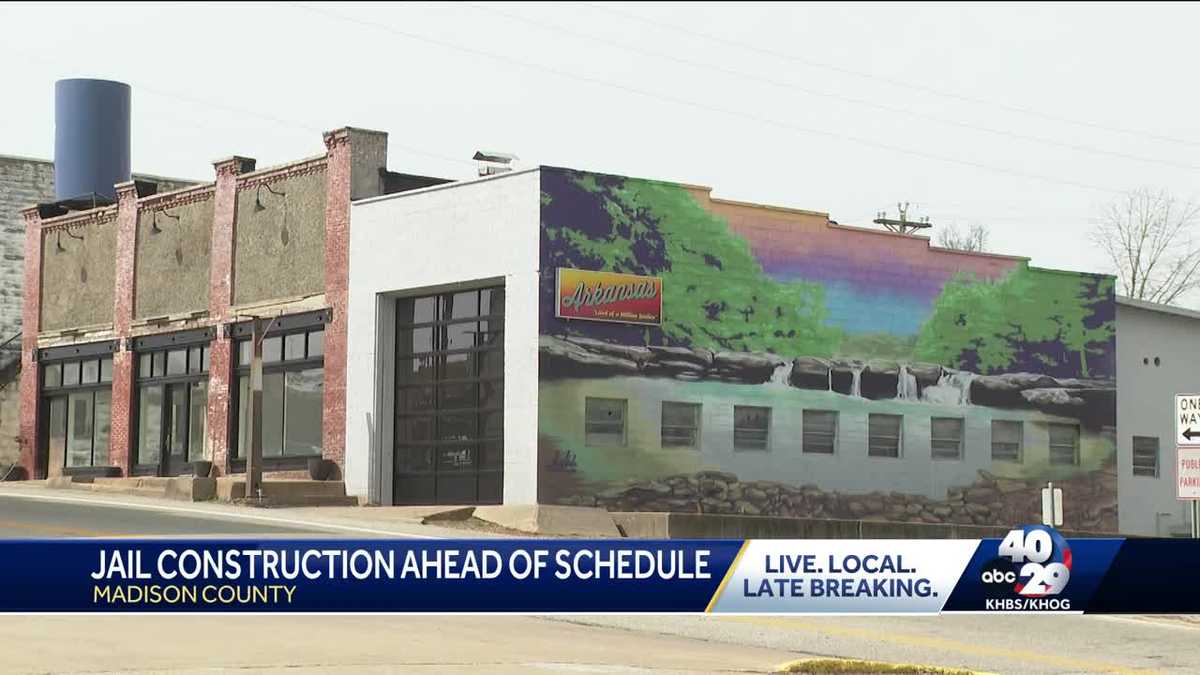 Construction for new Madison County jail is ahead of schedule