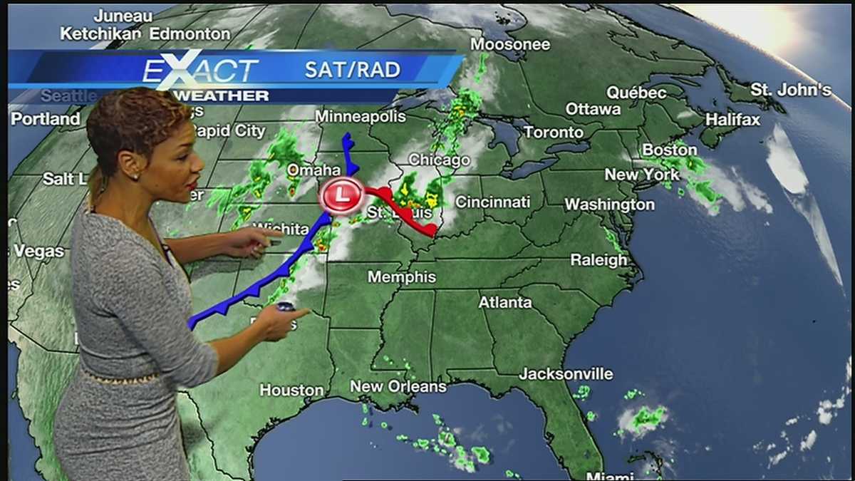 Passing Showers and Storms Today; Fall Weather on the Way