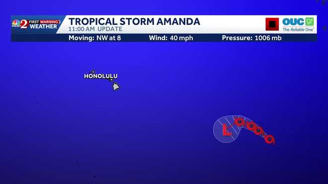 Tropical Storm Amanda is the 1st of the Pacific hurricane season