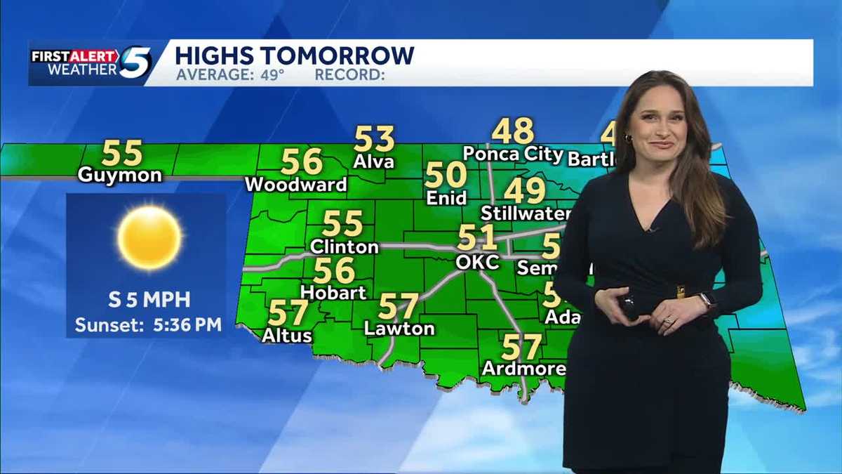 FORECAST: Mild, sunny Sunday