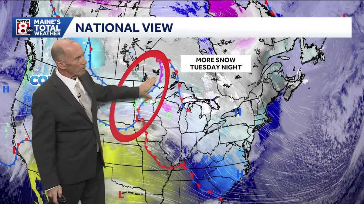 More snow Tuesday night, here’s how much we can expect