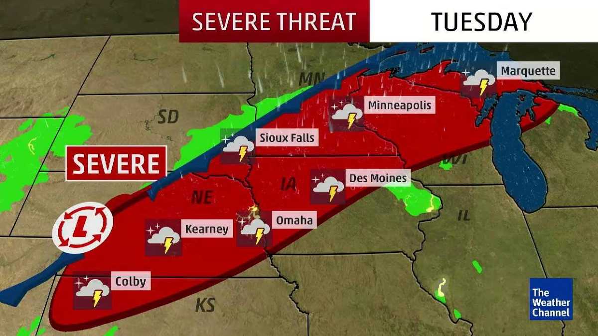 Wind, hail could be threat to Midwest