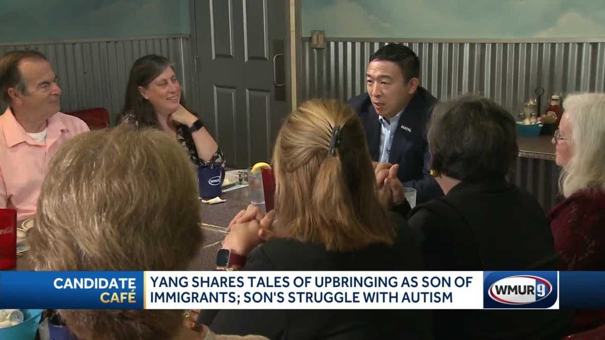 Yang shares tales of upbringing as son of immigrants