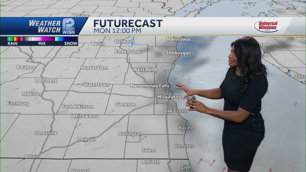 Videocast: Cloudy and Chilly Monday