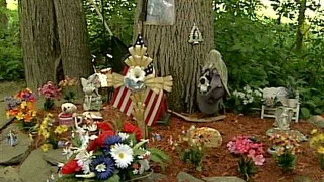 Memorial of murder victim vandalized, family says