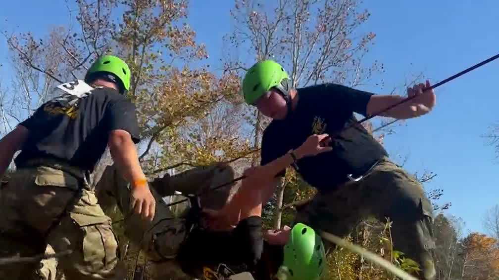 Army cadets face off in JROTC National Raider Challenge at Fort Knox