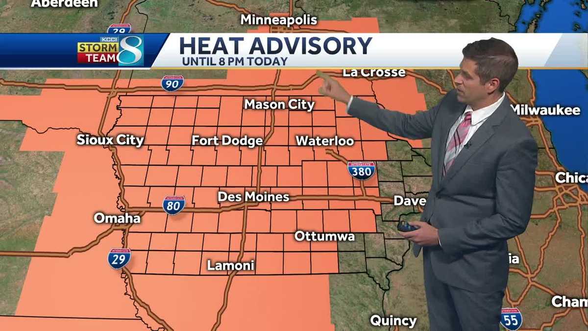 Heat advisory expands today