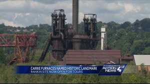 Take a tour inside the historic Carrie Furnaces