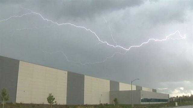 Lightning storms, rain scatter throughout Valley