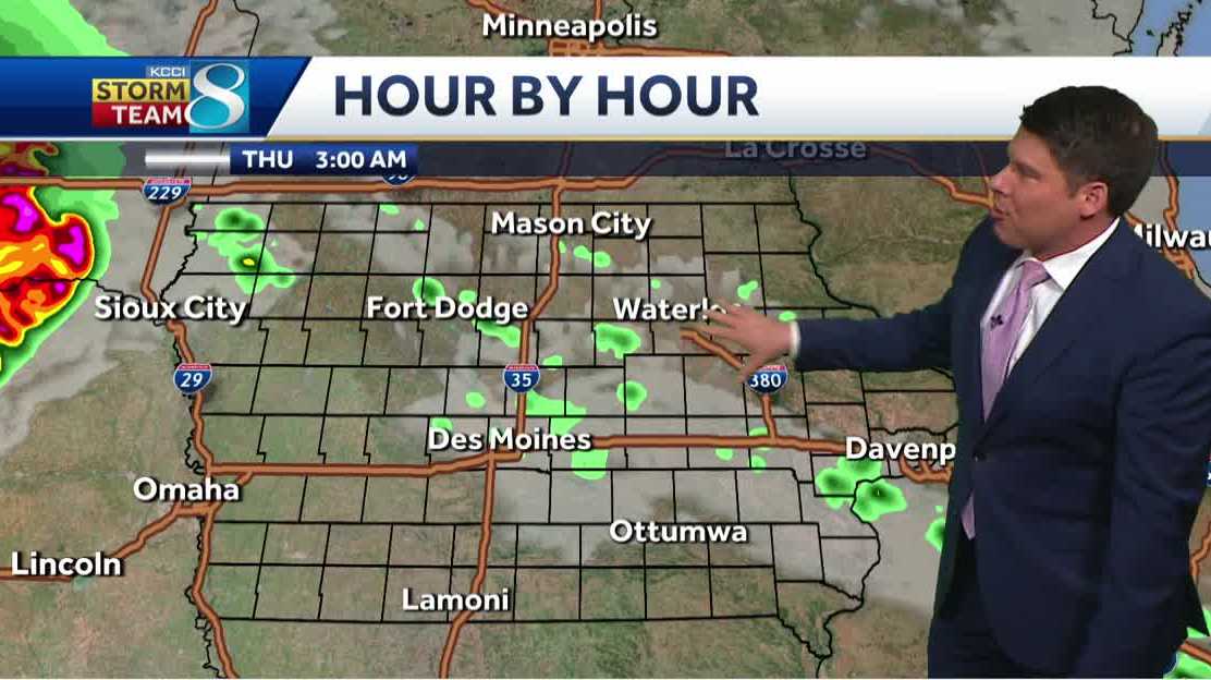 Iowa weather: Timing, threats of storm chances Wednesday