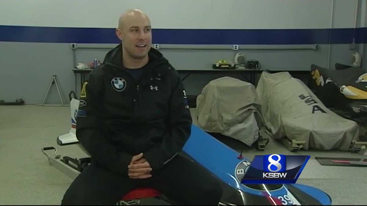 Bobsledder Nick Cunningham of Monterey trains for Olympics