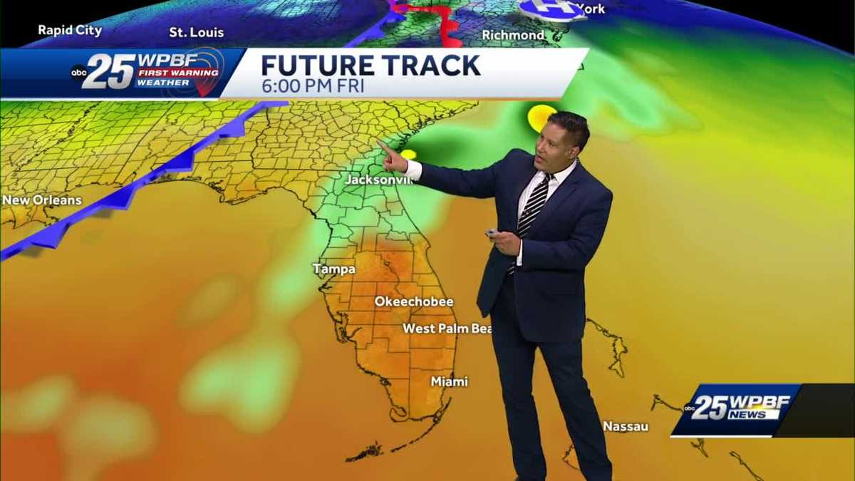 Hot and humid on Tuesday