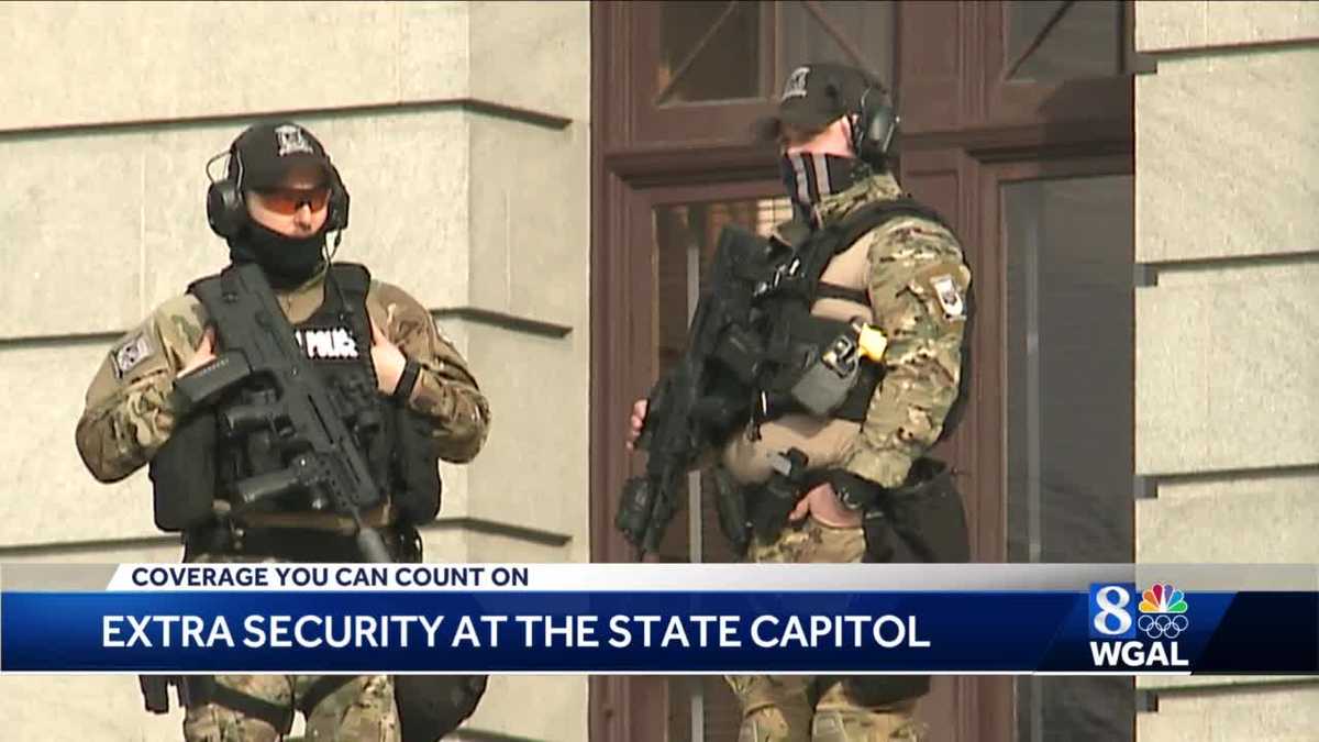 SECURITY increased at Pennsylvania Capitol