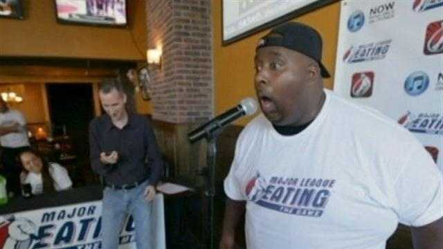 Excuse me! Men compete for burping title