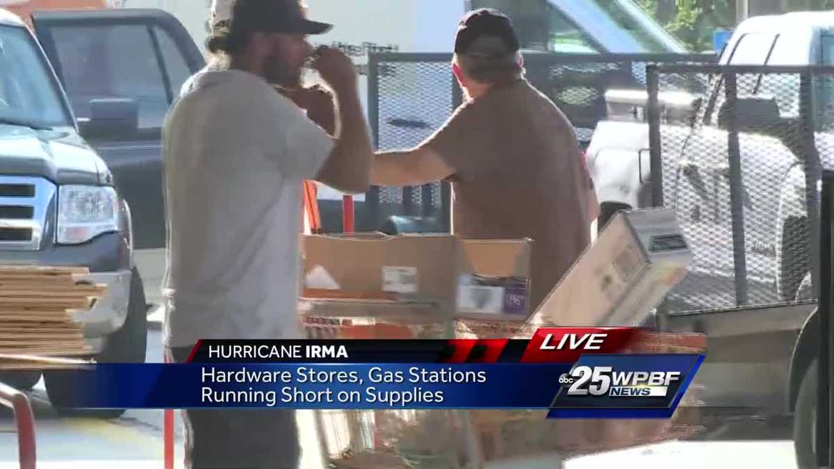 Floridians Stocking Up For Hurricane Irma