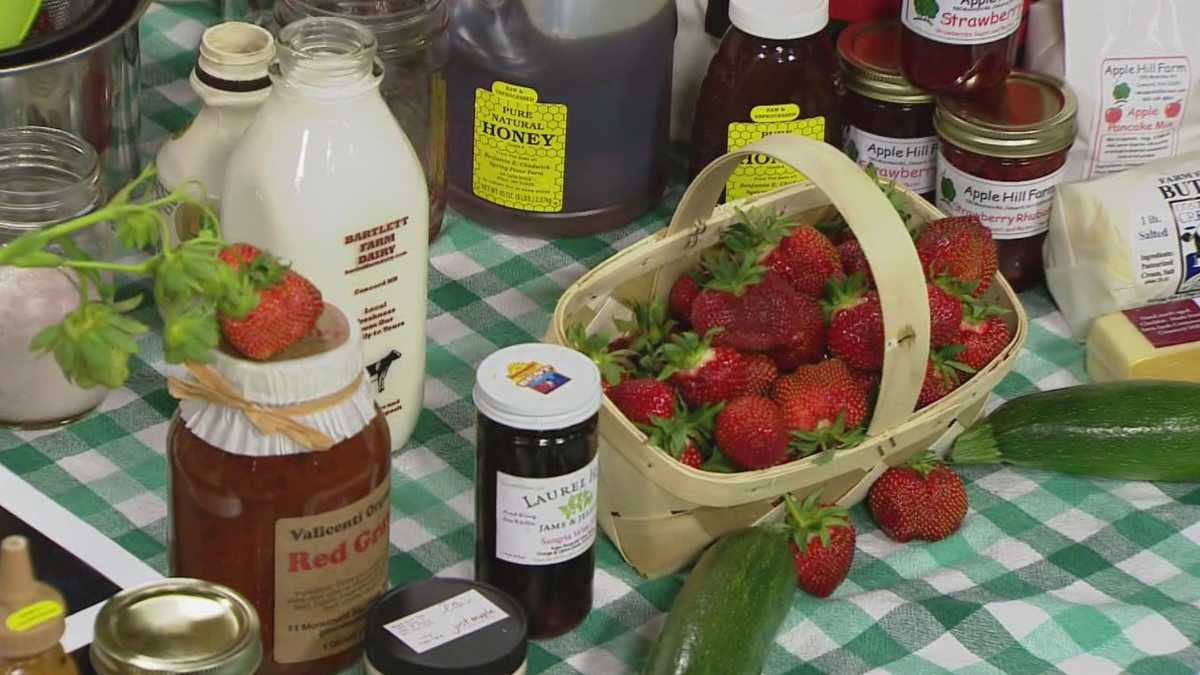 Farm-fresh strawberry milk