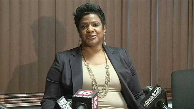 Surina Dixon on signing day at JSU