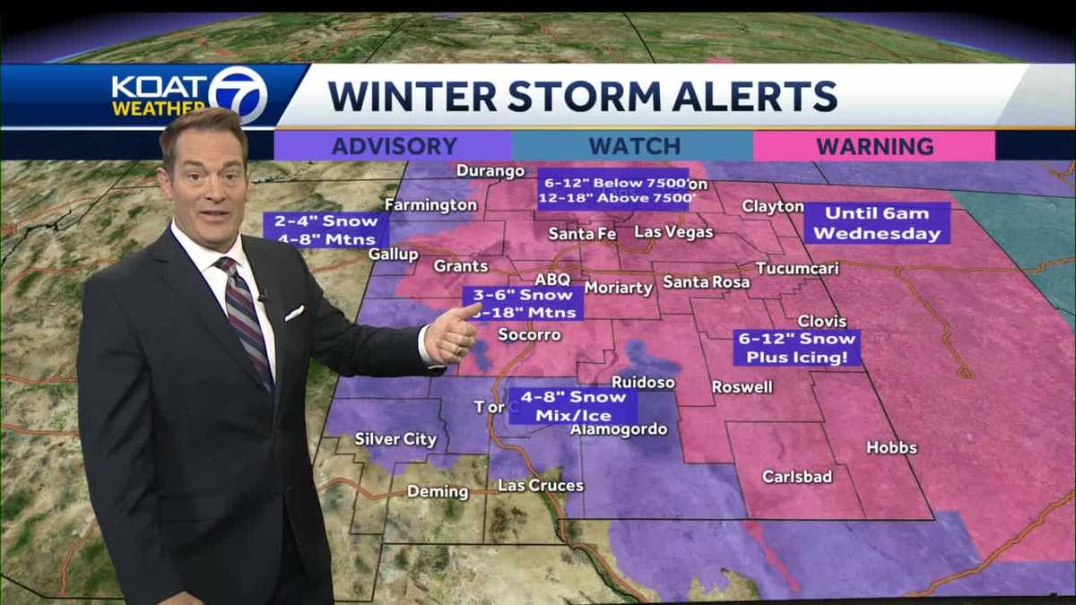 Rare October Winter Storm Warning
