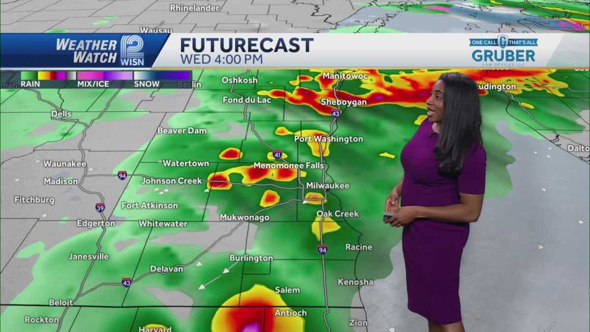 Weather: Rounds of Rain Wednesday