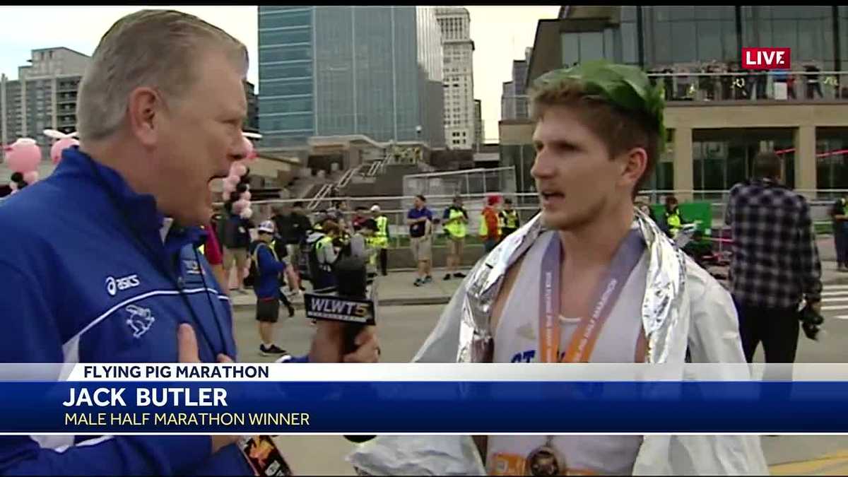 Jack Butler, of Loveland, wins Flying Pig Half Marathon