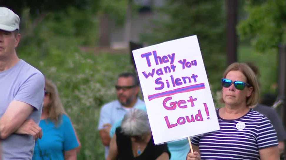 'Good trouble lives on': Community honors John Lewis with protest