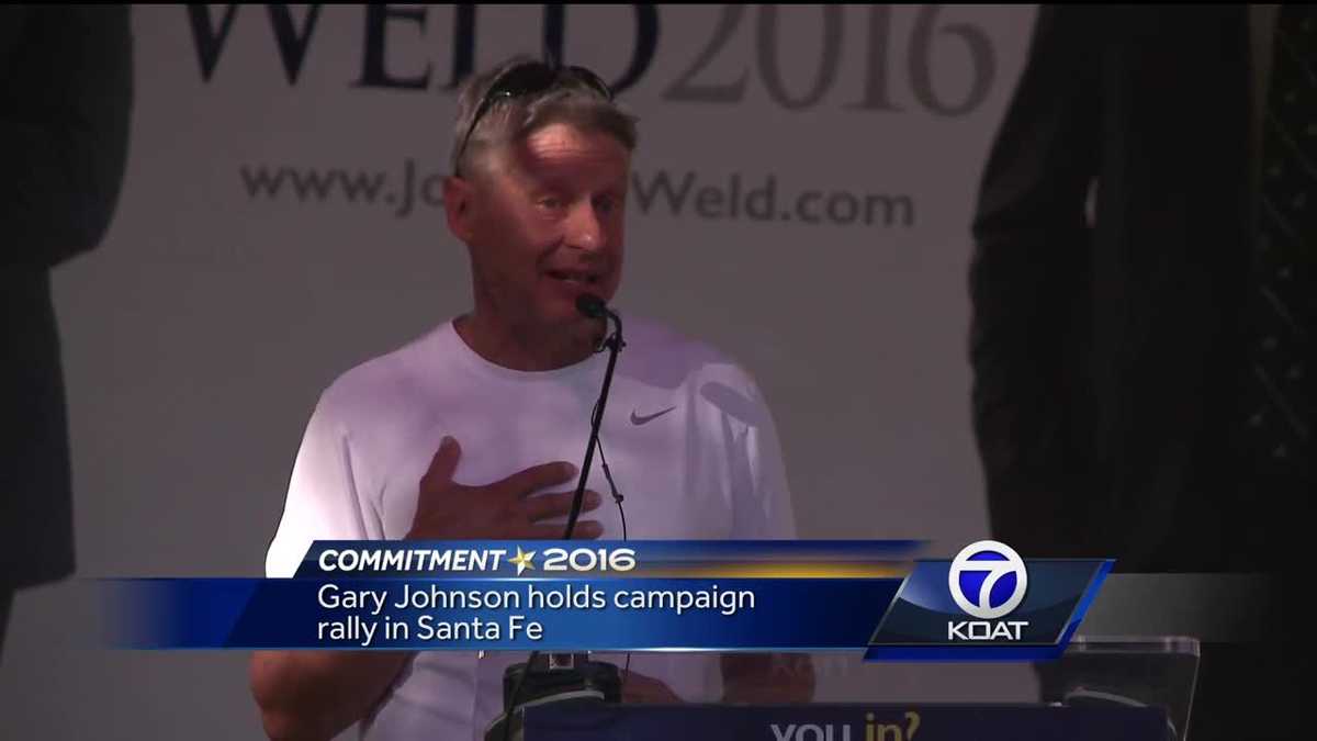 Gary Johnson Rally Santa Fe