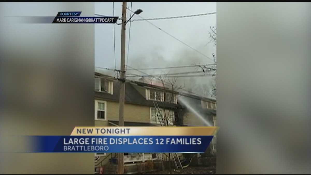 Brattleboro fire displaces 12 families