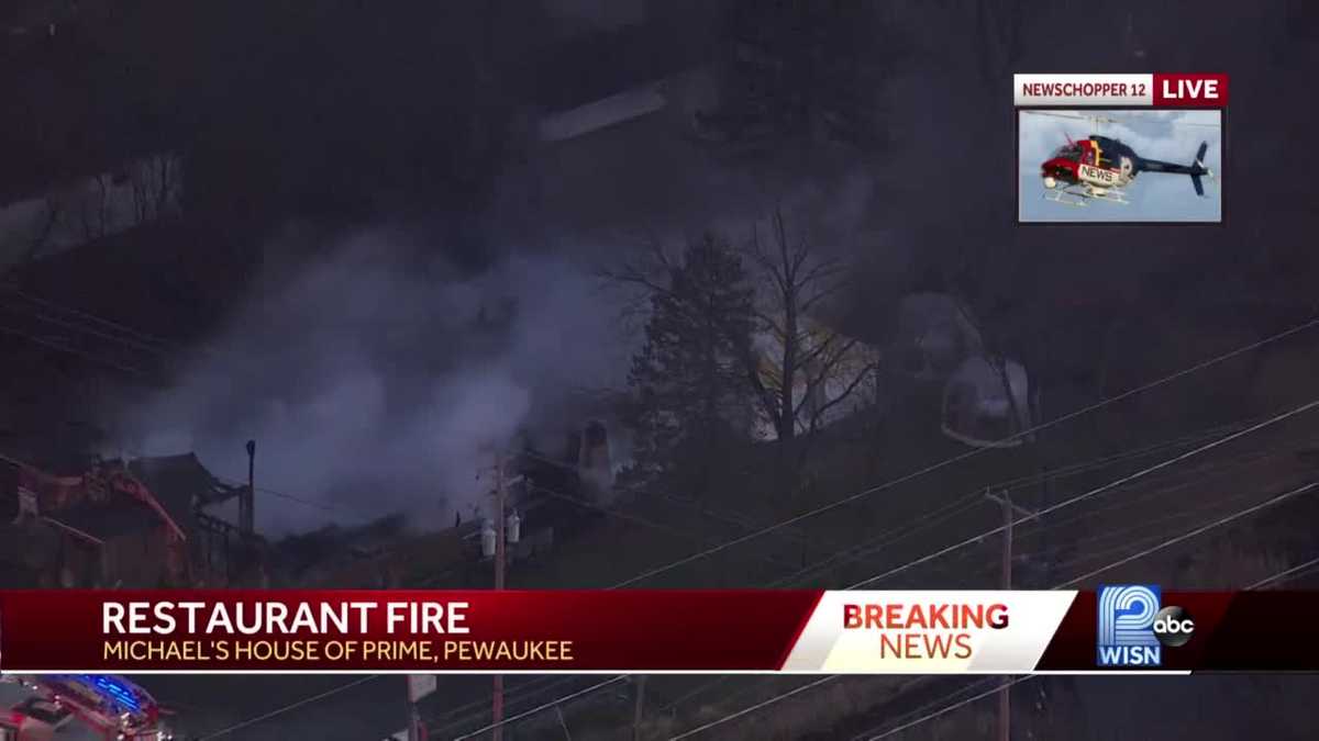 Fire rips through Michael's House of Prime in Pewaukee