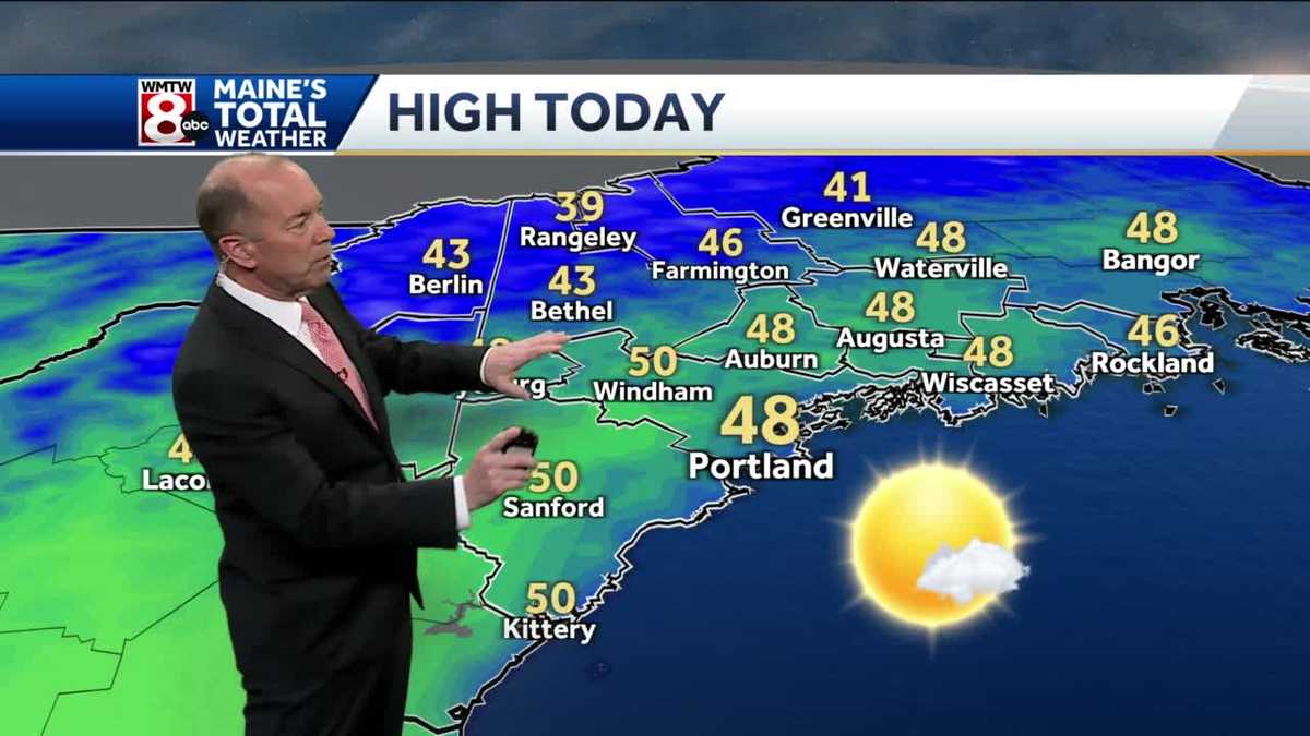 Midweek sunshine with pleasant temperatures today