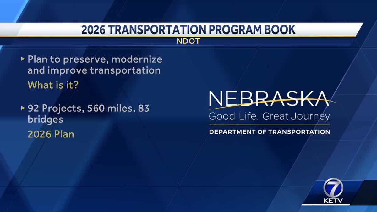 NDOT announces 2026 transportation book