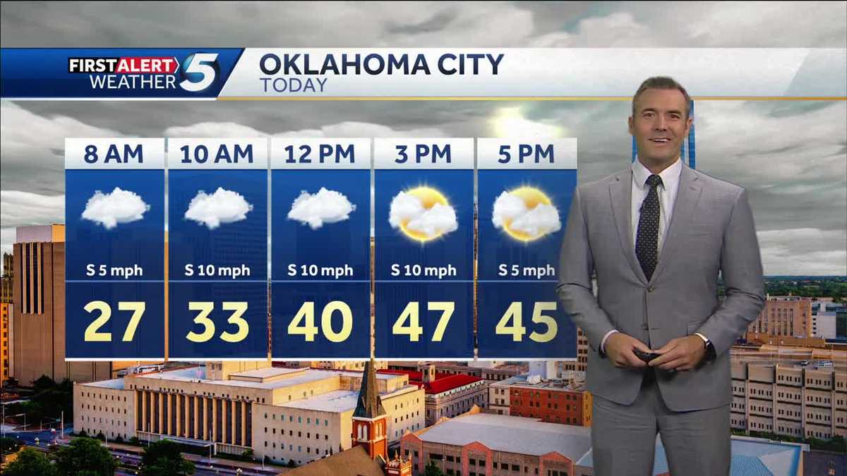 FORECAST: Cloudy, cold today