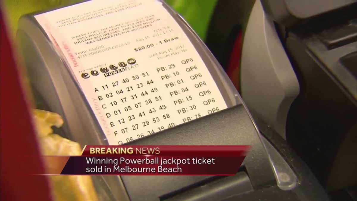 Winning Powerball ticket sold in Melbourne Beach