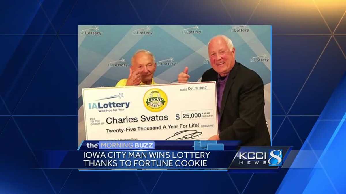 92-year-old Iowa man says fortune cookie predicted his lotto win