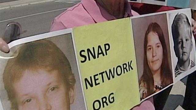 Catholic Church protest