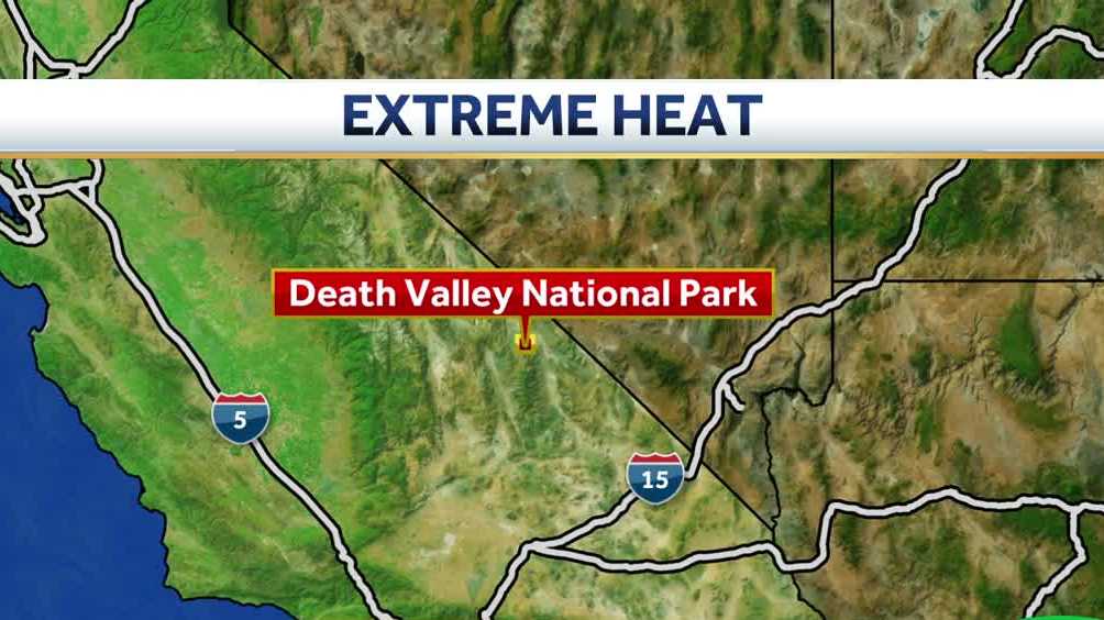 California's Death Valley sizzles as brutal heat wave continues