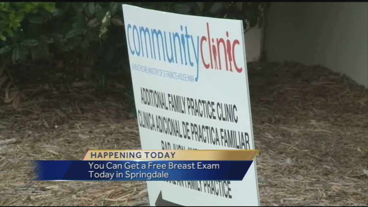 Free breast exams today