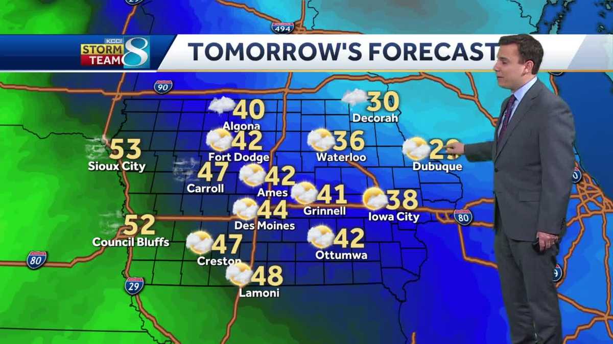 KCCI forecast: Some showers overnight into Friday morning