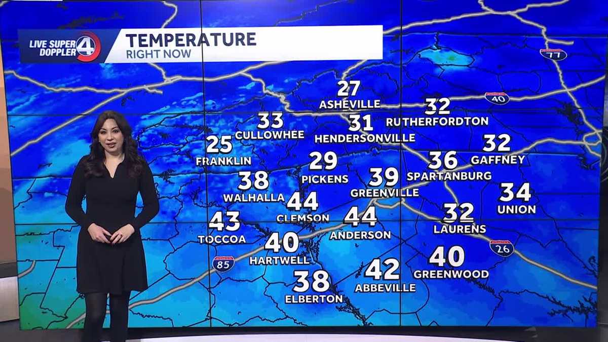 Cold start to Monday
